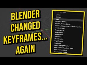 Blender Changed Keyframes… Again – Blender.fi