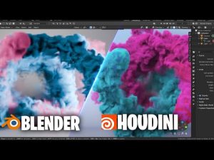 Mixed colored smoke simulation blender – Blender.fi