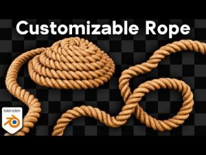 Customizable Rope – Geometry Nodes (Blender Tutorial) – Blender.fi