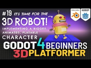 Godot 4 3D Platformer Lesson #19: 3D Rigged, Animated, Playable Character! – Blender.fi