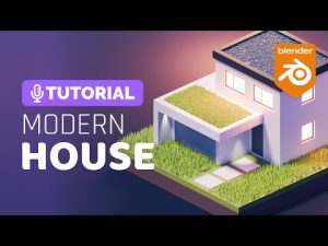 Blender Modern House Tutorial | Polygon Runway – Blender.fi