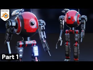 Sci-Fi Combat Robot – Part 1 (Blender Tutorial) – Blender.fi