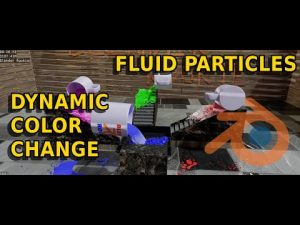 Fluid Particles Dynamic Color Changing With Force Fields – Blender.fi