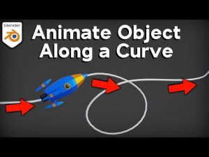 Animate An Object Along A Curve Blender Tutorial Blender Fi