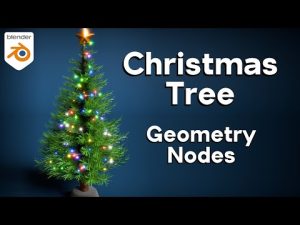 Creating a Christmas Tree using Geometry Nodes 🎄 (Blender Tutorial ...
