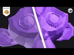 Easy Pixel Effect in Blender – Blender.fi